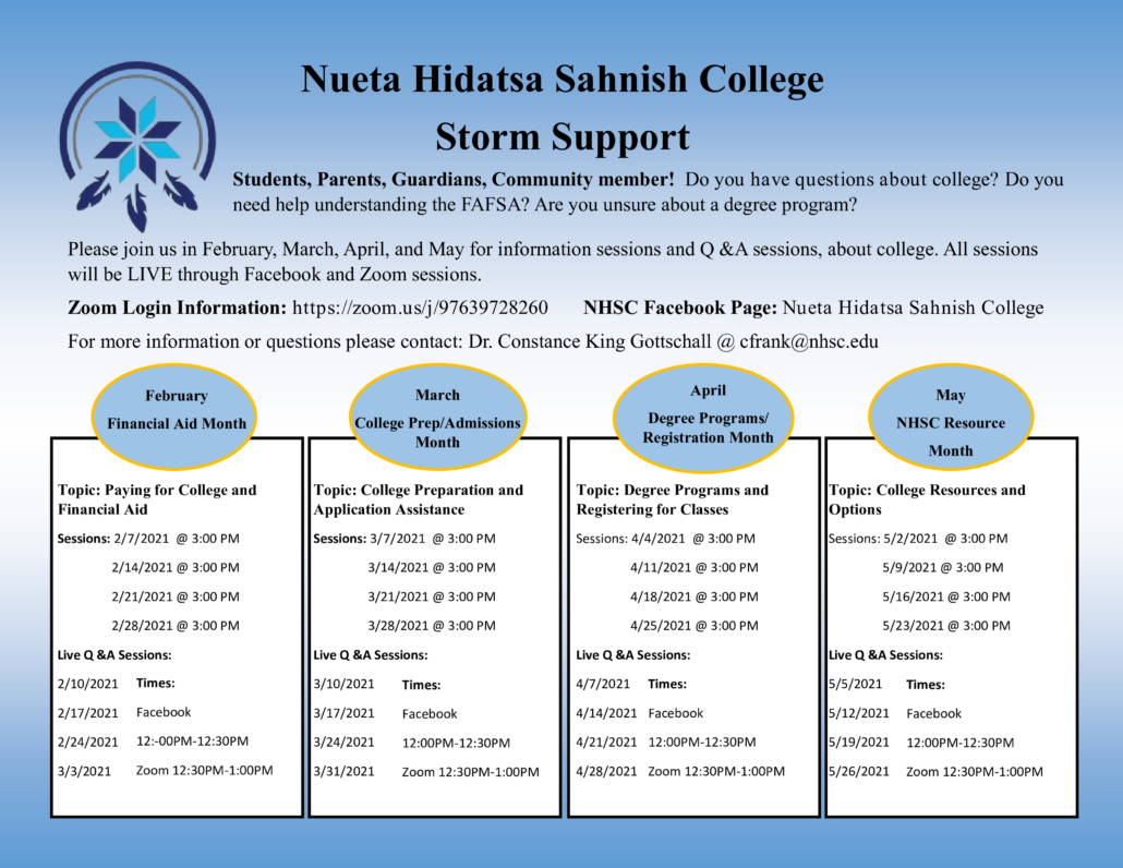 Storm Offers Support - College Prep/Admissions - NHS College