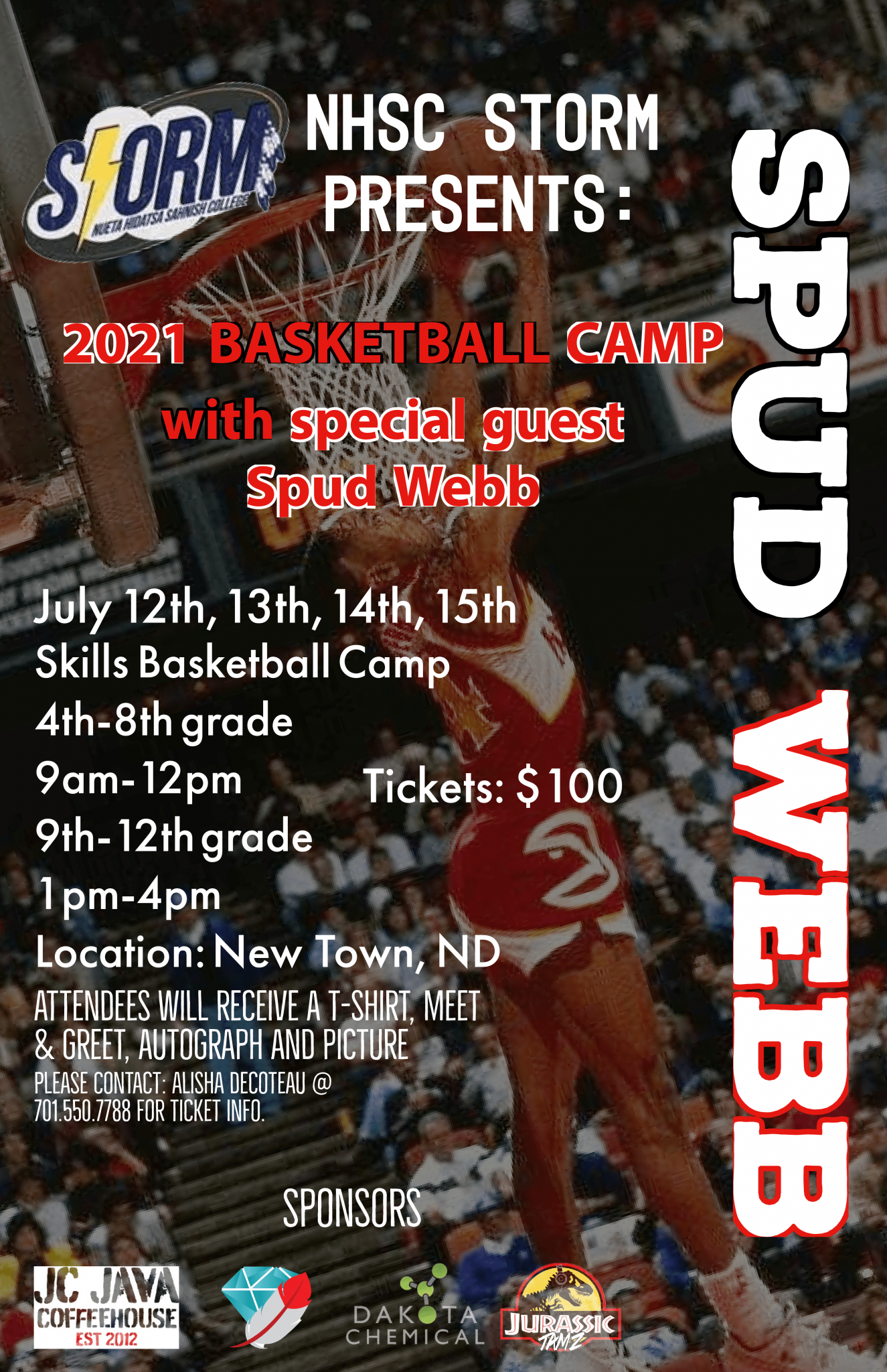 NHSC partners with former NBA Star Spud Webb to host summer Basketball ...