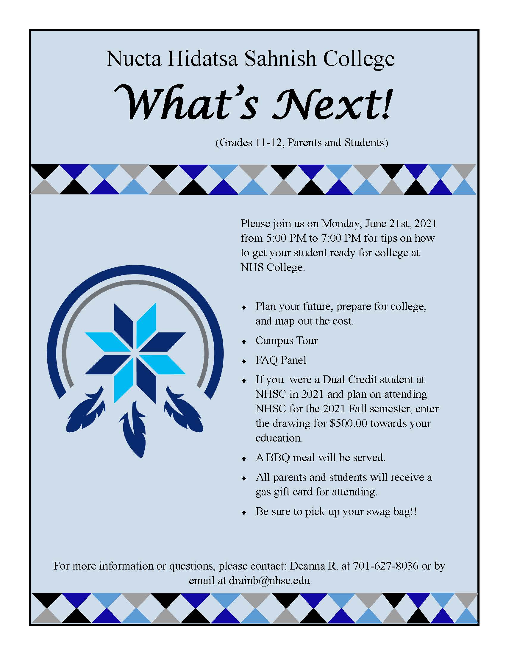 NHSC Family Night – NHS College